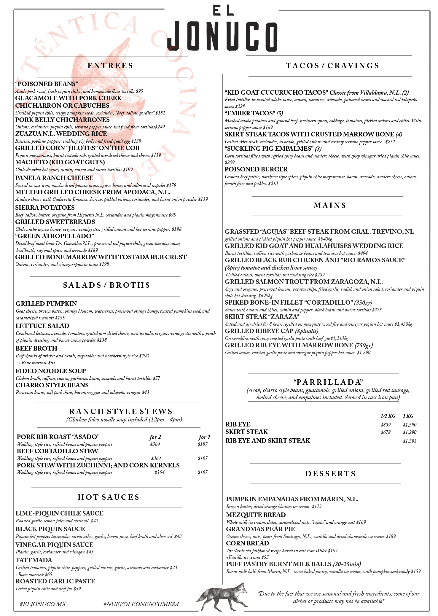 El Jonuco | Cocina Regional Auténtica
